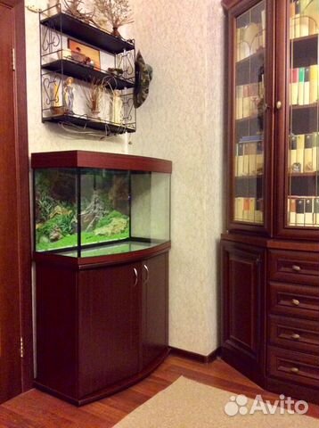 Аквариум 160 панорама махагон новый + доставка