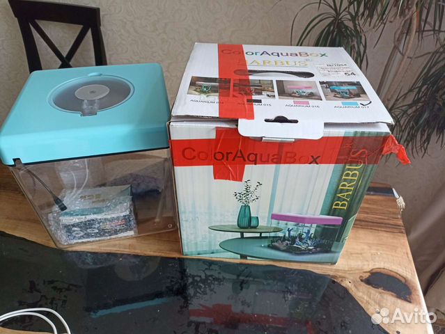Barbus ColorAquaBox Аквариум куб в комплекте на 15