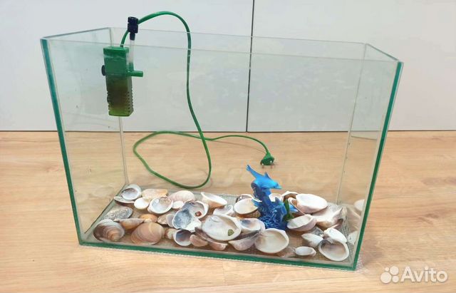 Аквариум 20л + декор