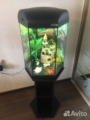 Аквариум на 60 л. Б/у