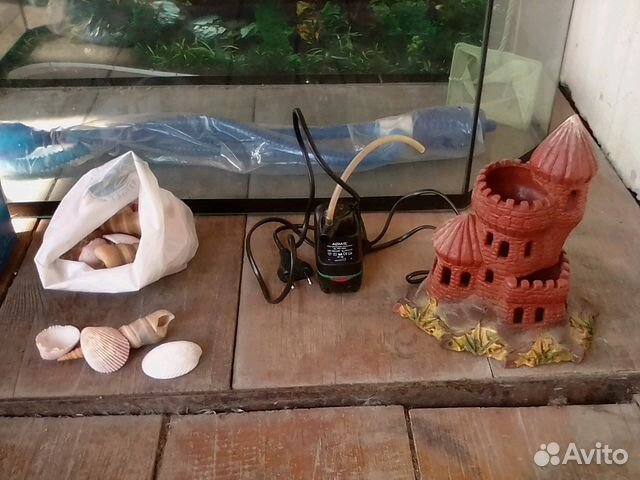 Компрессор, замок, помпа, сачек, ракушки