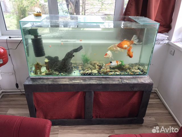Аквариум с тумбой