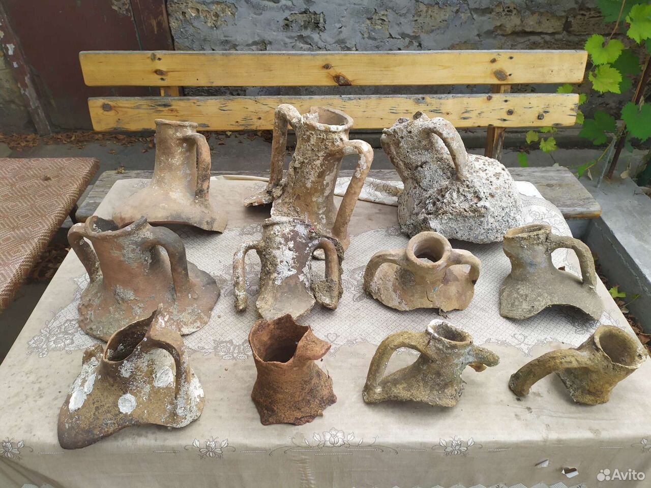 Аквариумный декор. Горловины амфор оригинал